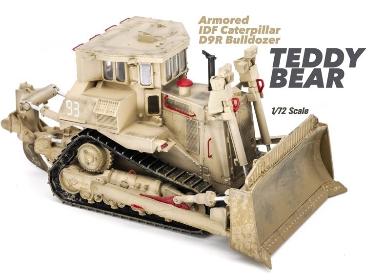 New 1/72 Israel Armored IDF Caterpillar D9R Bulldozer Desert Color ...