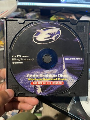 PS1 Playstation Code Archive Disc with Bonus Gameshark Engine READ ONLY ...