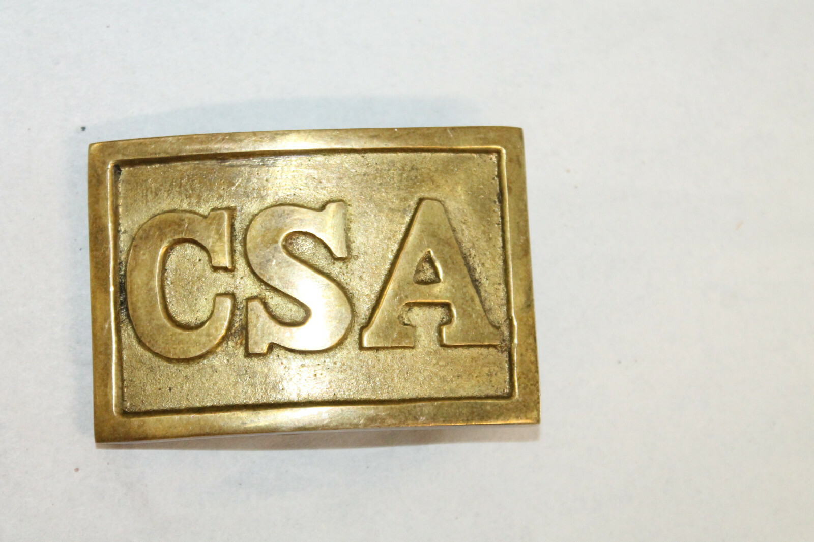 Antique Style Military Civil War Confederate CSA Belt Buckle Square ...