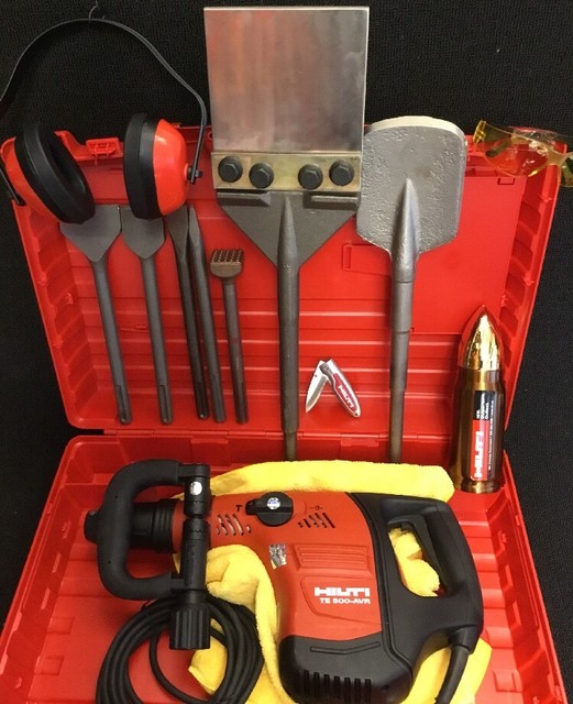 Hilti Te 500 AVR BRAND Jackhammer and 2 Chisels for sale online | eBay
