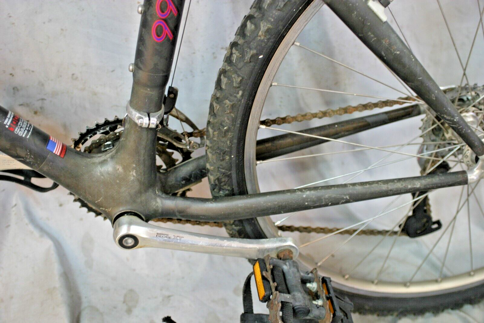 Trek 9900 Carbon MTB Bike 1996 Large 18" Hardtail Deore XT SRAM 5.0 WI ...