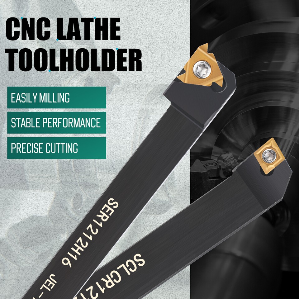 21pcs Indexable Metal Lathe Turning Tool Holder Threading Boring ...