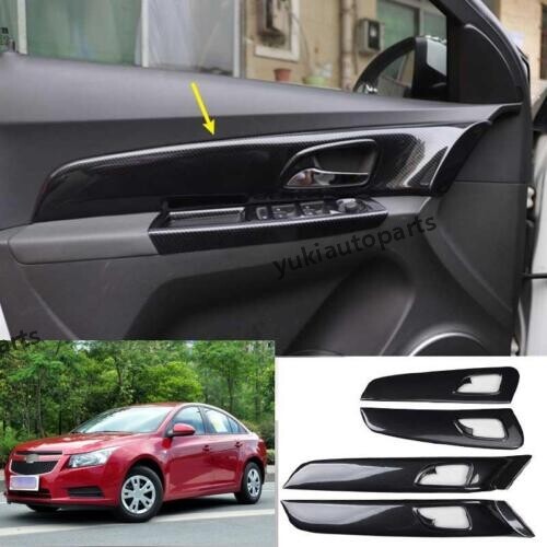 For Chevrolet Cruze 2010-2016 Carbon Fiber Inner Door Panel Handle ...