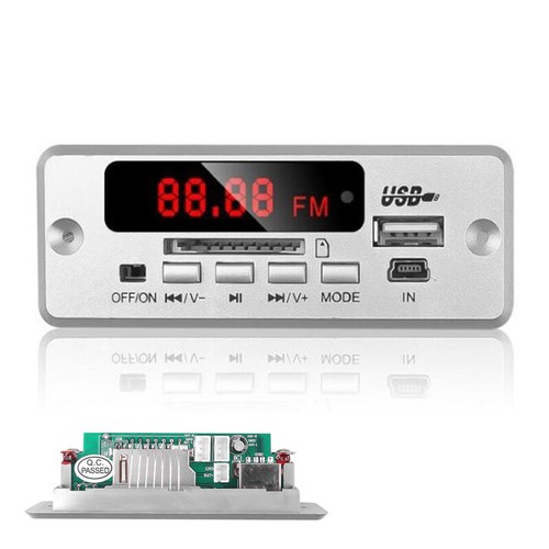 Durable MP3 Player Decoder Board 12V Bluetooth Car TF USB FM Radio ...