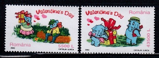ROMANIA Valentine's Day 2002 MNH set | eBay