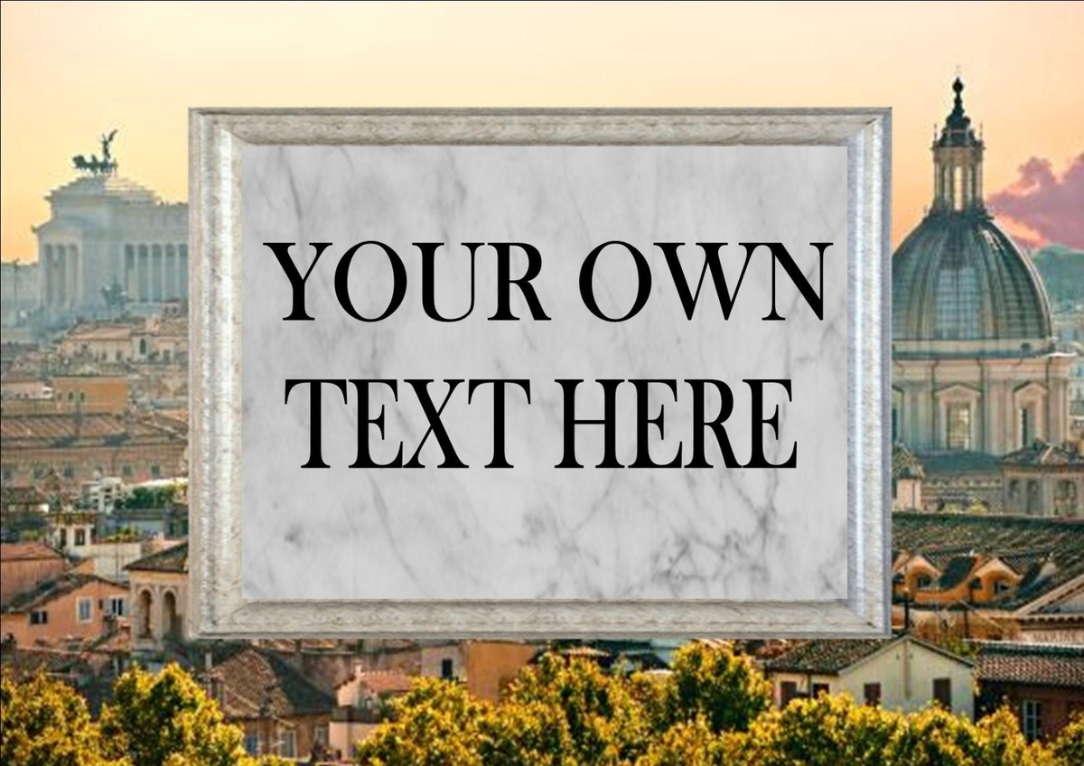 Old Rome Street Signs For Sale Direction Signs Rome Hi Res Stock