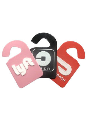 Custom Professional Car Hang Tags for Rideshare and Delivery Drivers | eBay