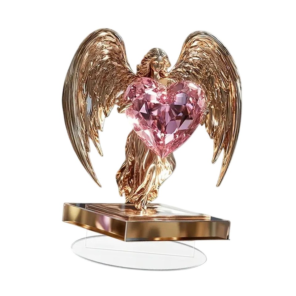 2D Flat Love Angel Statue Valentine's Day Decor Decorative Collecting ...