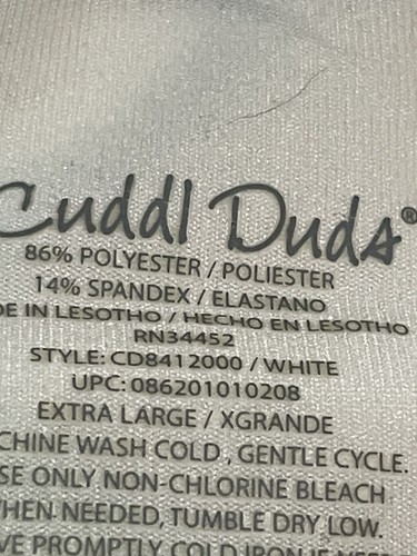 Cuddl Duds Chill Chasers Stretch Microfiber Long Sleeve Crew Top CD8485 ...