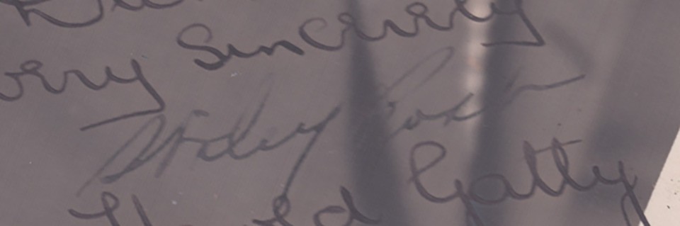 WILEY POST - AUTOGRAPHED INSCRIBED PHOTOGRAPH CO-SIGNED BY: HAROLD ...