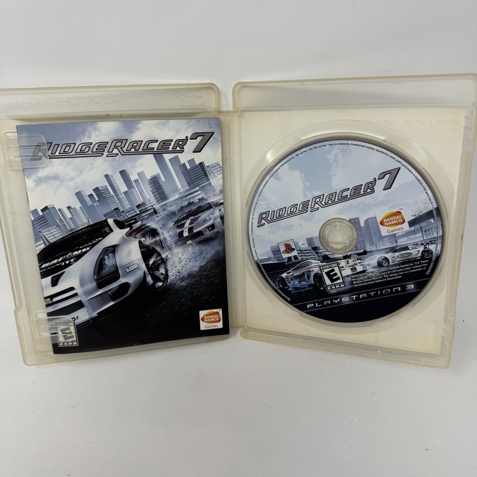 Ridge Racer 7 (Sony PlayStation 3 PS3, 2006) Complete CIB Scratches ...