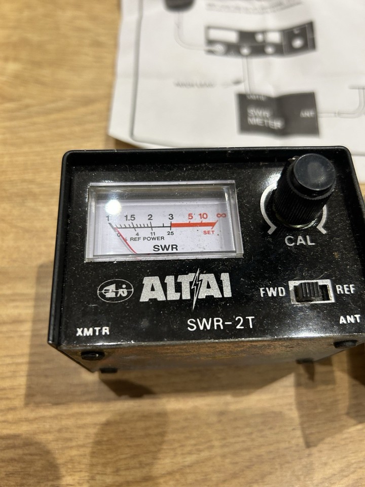 Vintage Rece Original SWR Meter For Cb Radio Model SWR – 2T Inbox ...