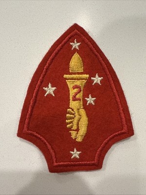 WWII USMC Patch, 2nd Marine Division | eBay
