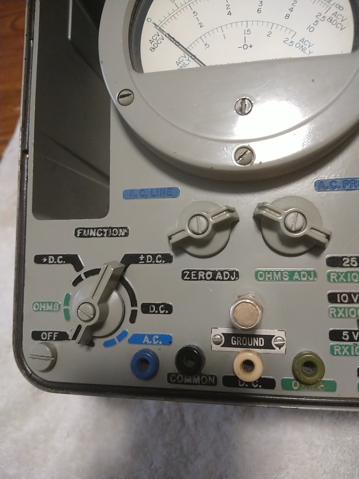 MILITARY MULTIMETER TS-505D/U VINTAGE TESTER FOR COLLECTORS VERY NICE ...