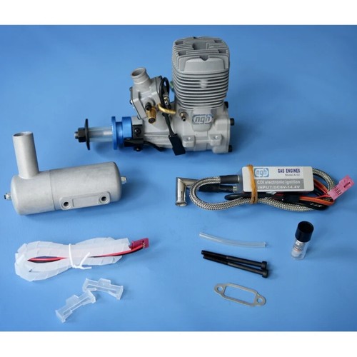 Two Stroke Single Cylinder Gasoline Petrol Engine RC Model Airplane Toy ...