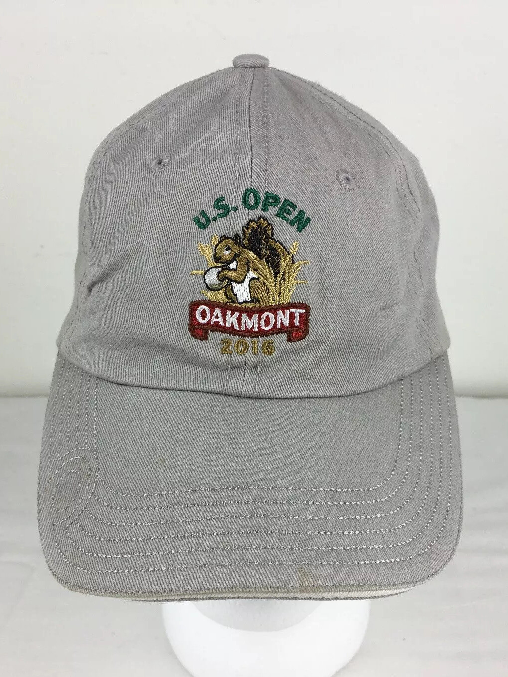 US Open Oakmont 2016 Hat 100% cotton KHAKI Adjustable USGA Member ...