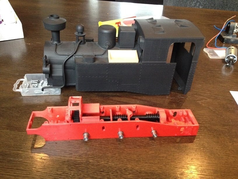 G-Scale Locomotive 3d printed model train saxon 1k, SLIGHT MISPRINT 2wk ...