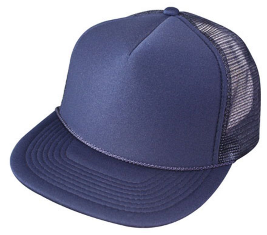 6 Pack Flat Bill Blank 5 Panel Mesh Foam Trucker Baseball Hats Caps ...