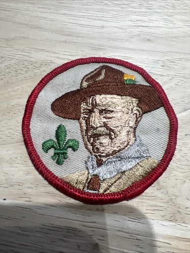 VINTAGE LORD BADEN POWELL BOY SCOUTS FOUNDER EMBROIDERED PATCH | eBay