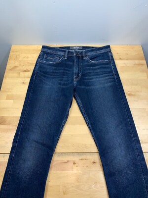 Revtown Decade Denim Tapered Jeans Mens 31x31 Blue Casual Dark Wash ...