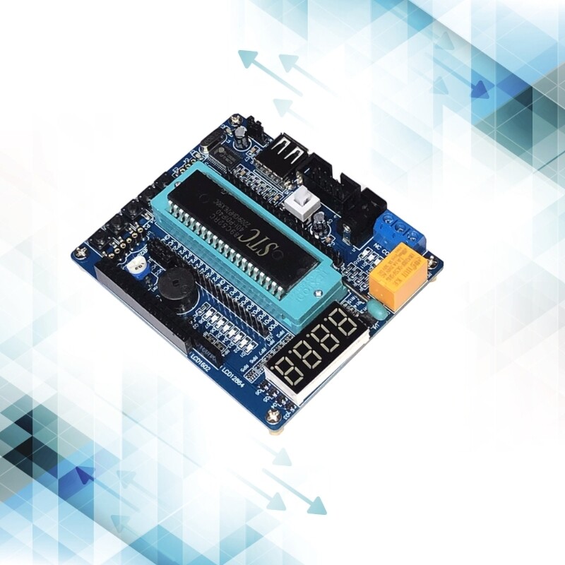 8051 Microcontroller System STC89C52 Development Board Kit Robotics ...