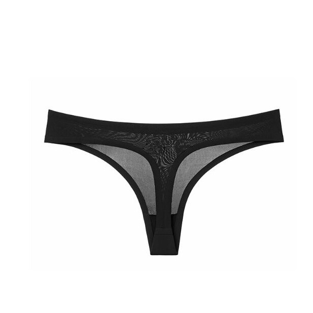 Sexy Womens Seamless T back Thongs G-string Panties Underwear Silky ...