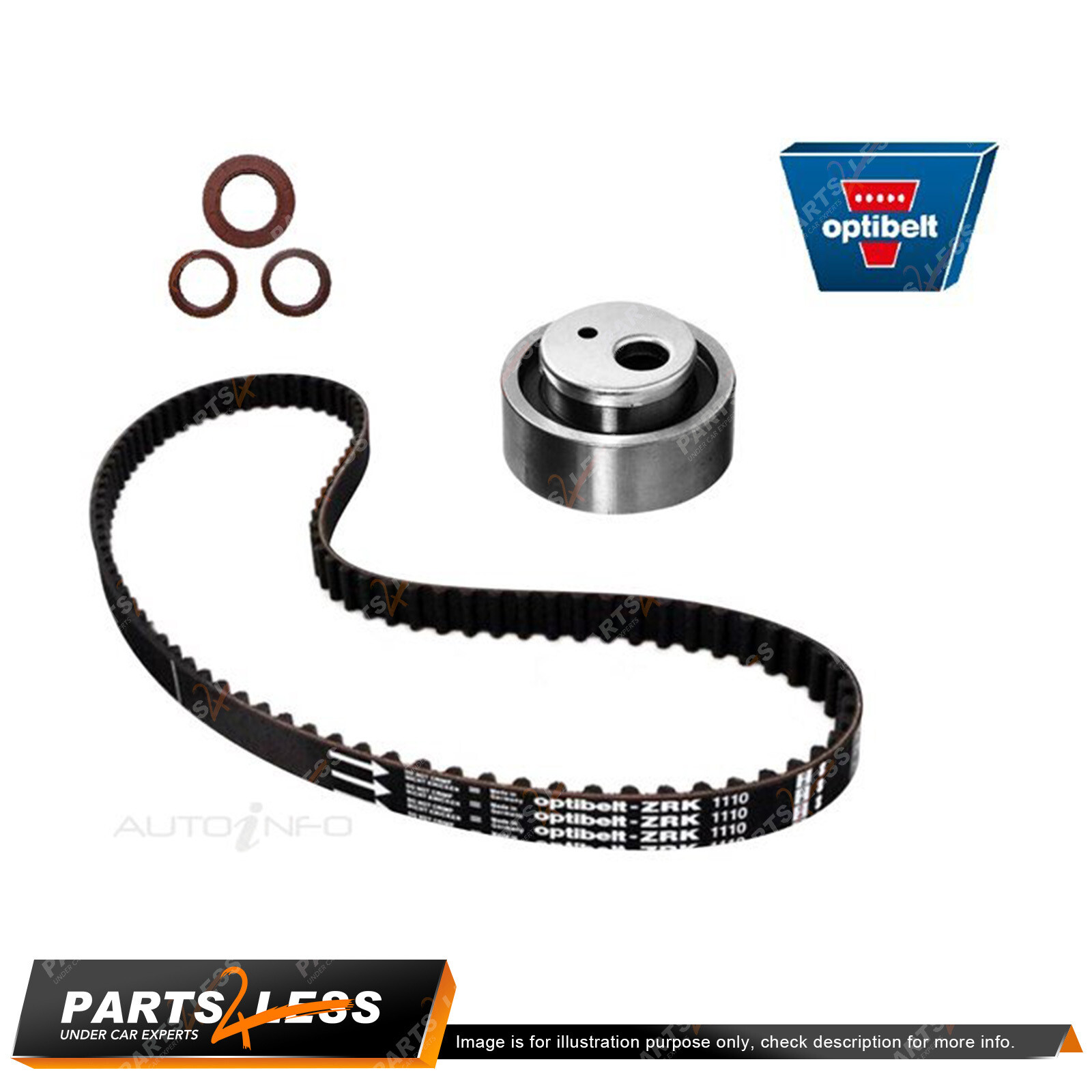 Optibelt Camshaft Timing Belt Kit - KT1063 Refer Gates TCK702 Germany ...