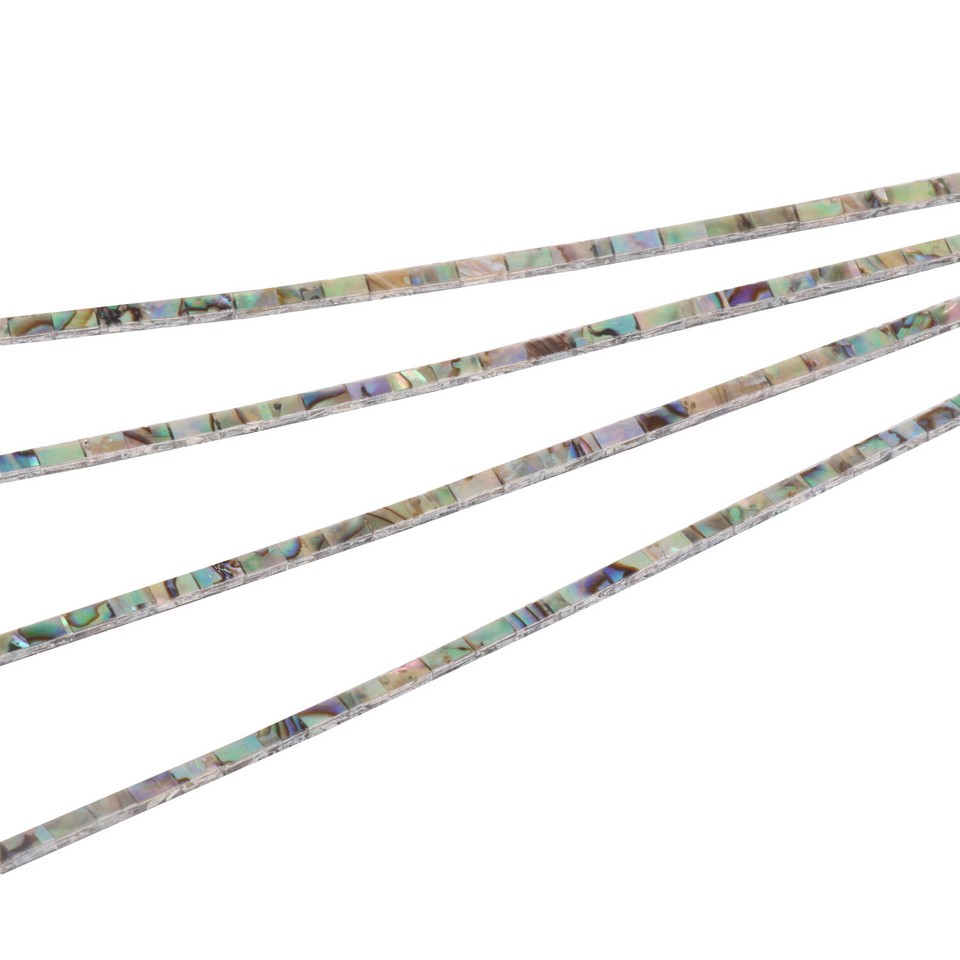 4x Abalone Guitar Binding Purfling 16"x3/32" (400X2mm) Inlay Luthier ...
