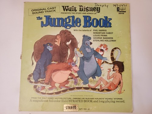 Walt Disney - The Jungle Book (Original Cast Soundtrack) (Vinyl Record ...