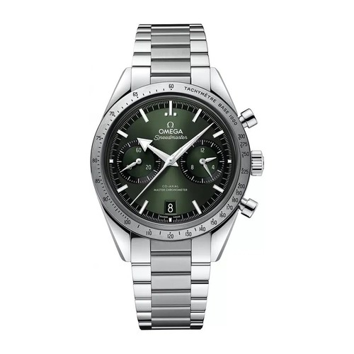 Unworn Omega 332.10.41.51.10.001 Speedmaster ’57 Green Dial Watch ...