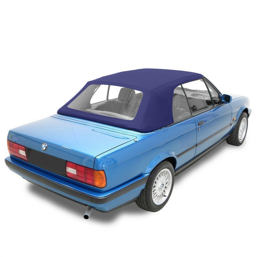 Fits BMW E30 Soft Top & Plastic Window 3 series 1986-93 Haartz Black ...