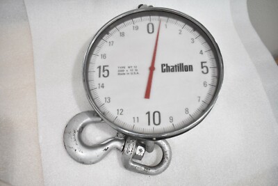 JOHN CHATILLON & SONS WT-12 2000 X 10 LB. HEAVY DUTY INDUSTRIAL SCALE ...