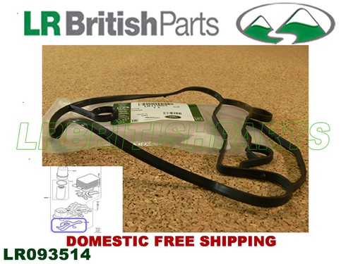 GENUINE LAND ROVER ENGINE OIL COOLER FILTER GASKET RANGE ROVER 13 SPORT ...