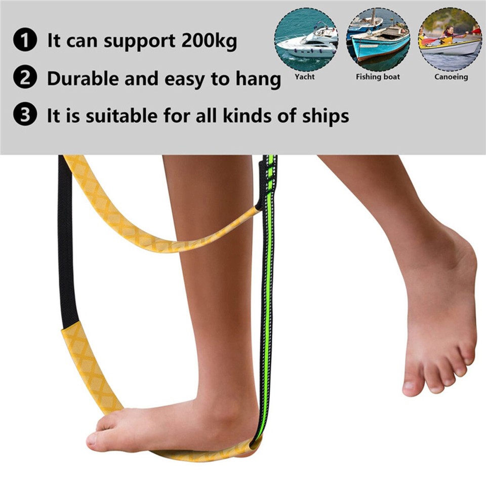 3/4/5 Step Assist Boat Folding Ladder Stretchable Swim Ladder for ...