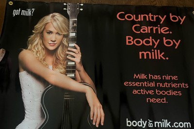 Carrie Underwood Vinyl Banner, 36”x24” Body By Milk | eBay