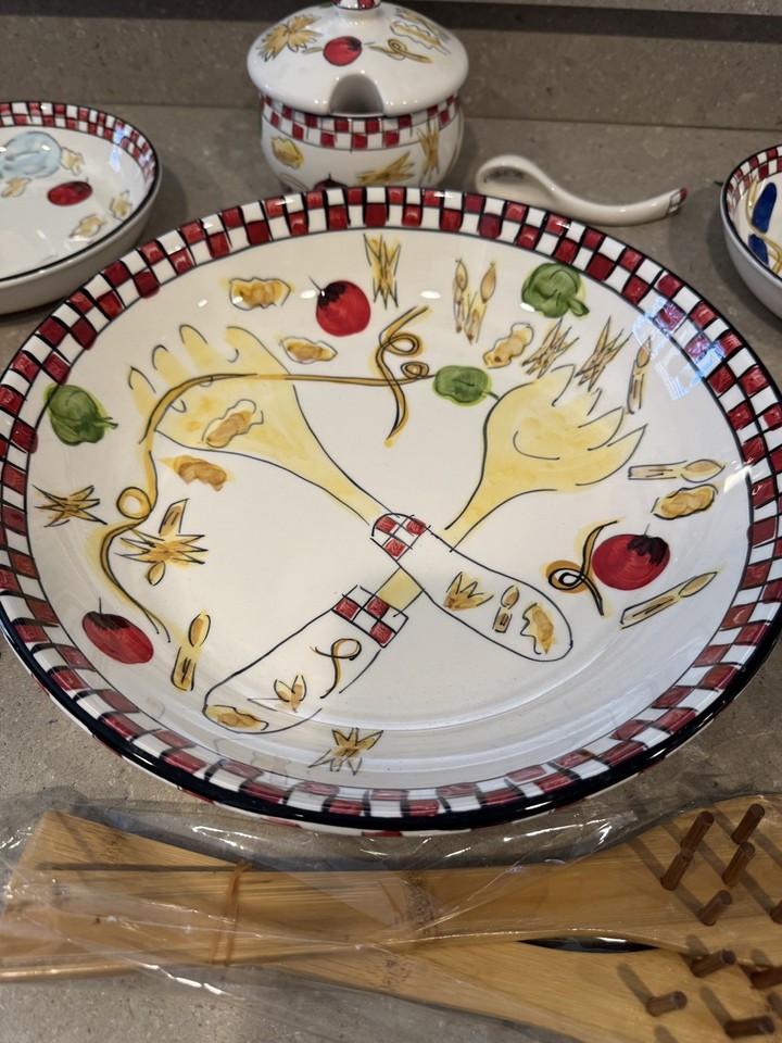 TABLETOPS UNLIMITED KITCHEN PREP 101 10 PIECE PASTA SERVING SET Not ...