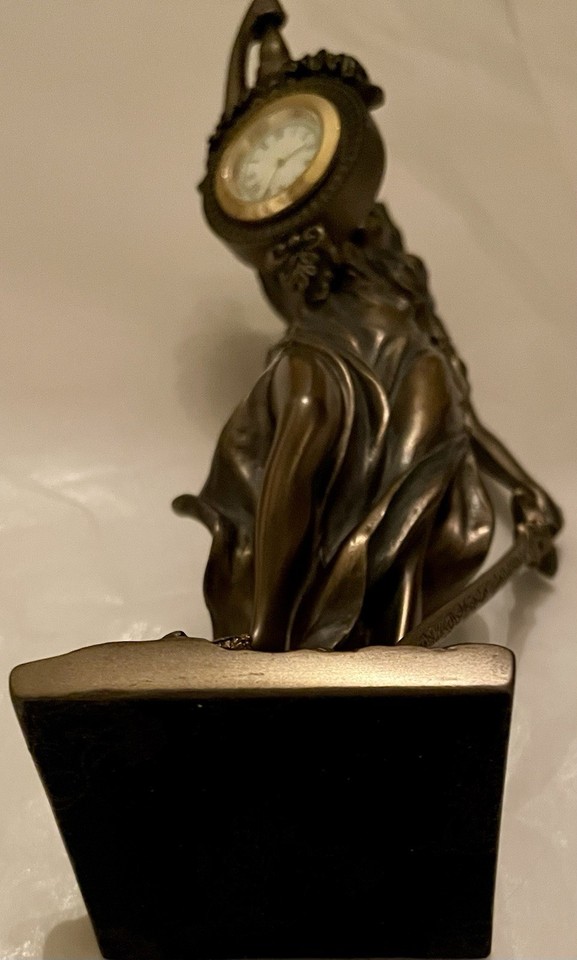 Themis Justitia & Clock Greek Roman Goddess Of Divine Law & Order ...