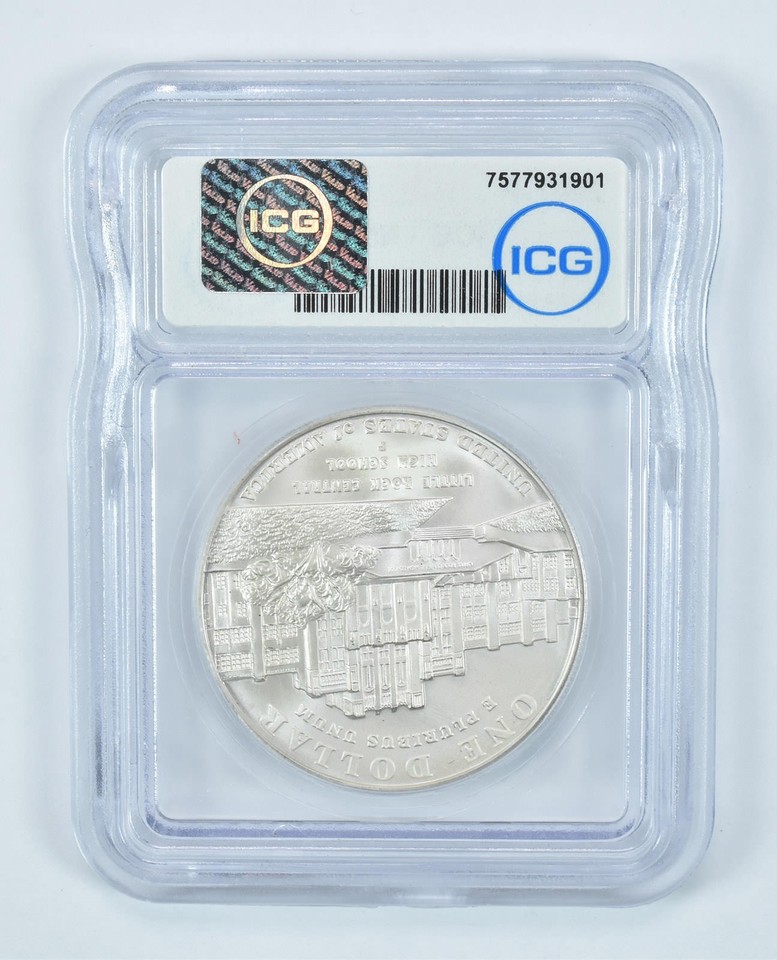2007-P Desegregation Commemorative Silver Dollar MS70 ICG *5992 | eBay