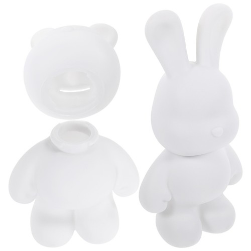 2 Pcs Kids Piggy Bank Plain to Decorate Lovely Diy Coin Holder | eBay UK