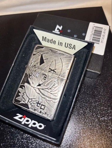 Zippo Rem Design Writer Zippo Lighter Anime Character Re:Zero Used | eBay