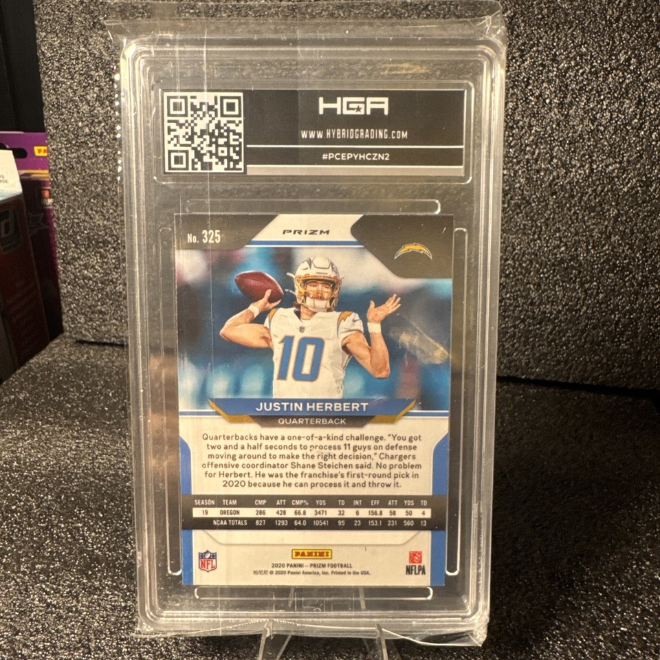 🔥2020 Panini Prizm - Rookie Orange Disco Prizm #325 Justin Herbert (RC ...