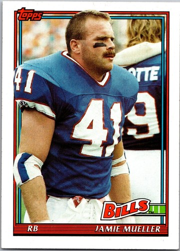 1991 Topps- Football #57 Jamie Mueller Buffalo Bills | eBay