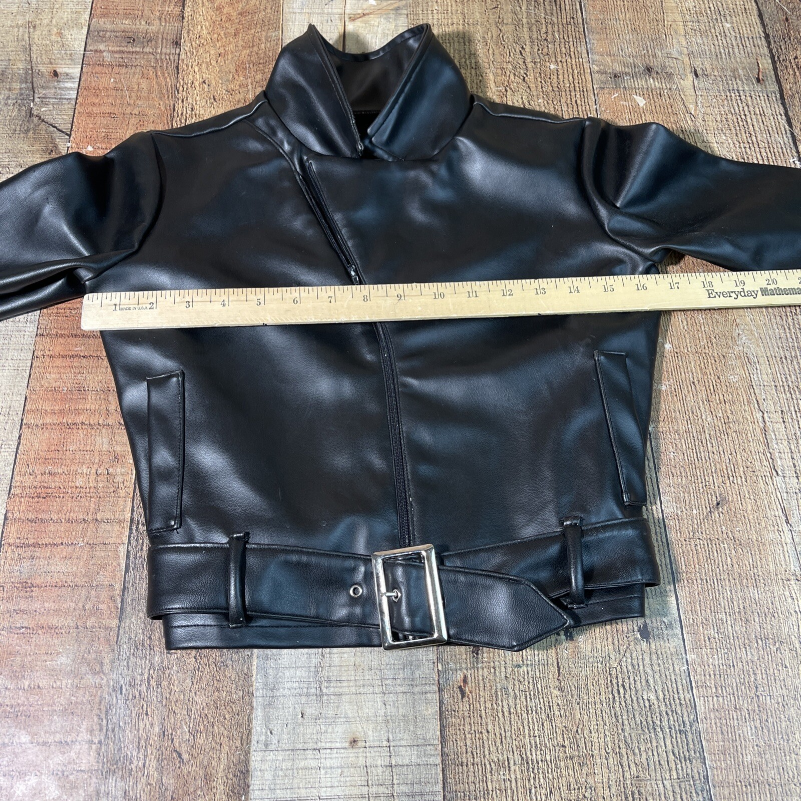 GREASE T-Birds Faux Black Leather Jacket-50s Style - … - Gem