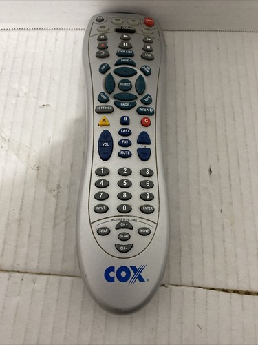 COX TV DVR Remote Control RC1675604/03 URC 7820BBC1-0009-R w/New ...