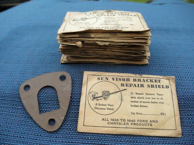 Vintage (NOS) 1936-1942 Ford & Chrysler Sun Visor Bracket Repair Kit | eBay