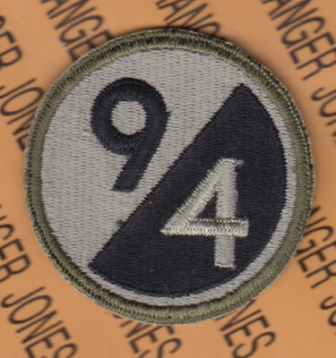 US Army 94th Infantry Division Type 2 ~2.75" patch c/e F | eBay