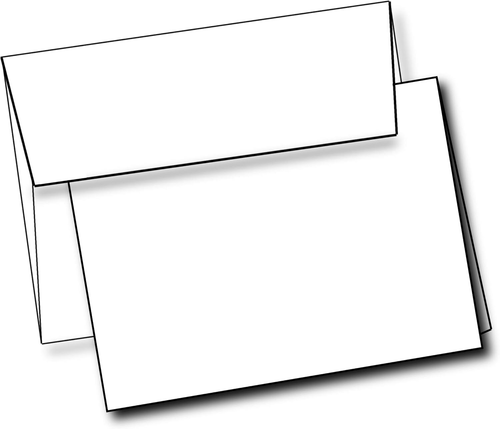 Blank White Greeting Cards with White Envelopes 5" X 7" Pack of 40 ...