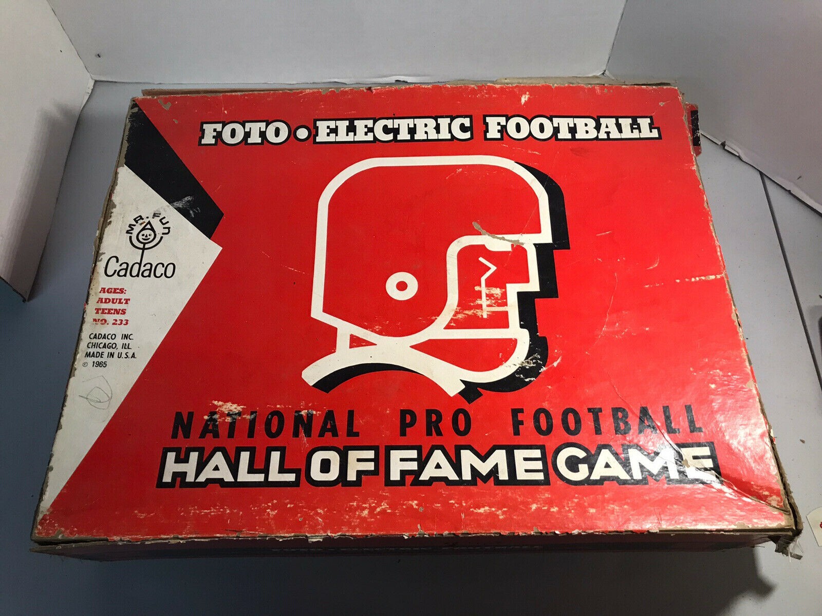 1965 Cadaco Foto-Electric National Pro Football Hall of Fame Game Model ...