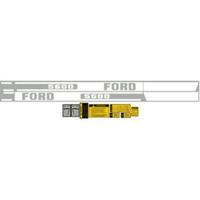 NEW 5600 FORD TRACTOR COMPLETE DECAL KIT HIGH QUALITY LONG LASTING ...