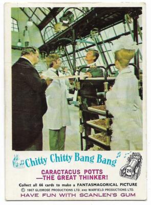 1969 Scanlens Chitty Chitty Bang Bang (20) Caractacus Potts - The Great ...